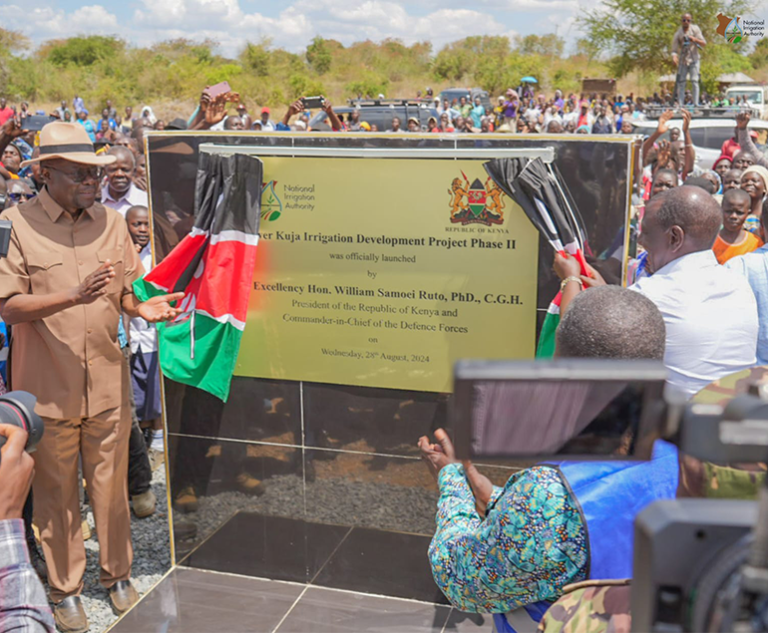 THE PRESIDENT LAUNCHES THE LOWER KUJA IRRIGATION DEVELOPMENT PROJECT ...
